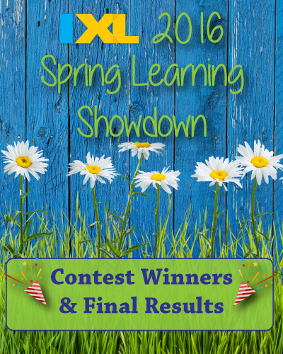 IXL Spring Learning Showdown 2016 Winners - IXL Official Blog