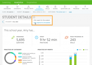 New in IXL: Whole roster and class printing support! - IXL Official Blog