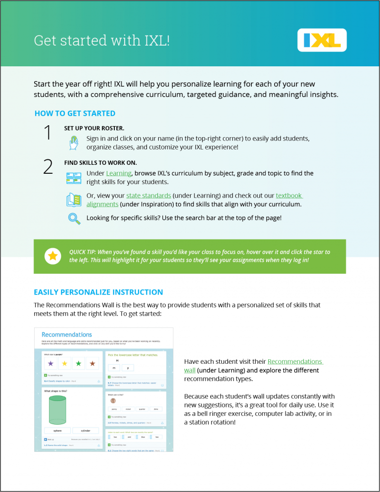 Jumpstart learning with IXL’s back-to-school guides! - IXL Official Blog