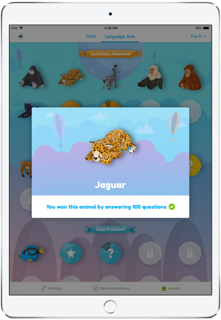 Language arts awards are now available on iPad! - IXL Official Blog