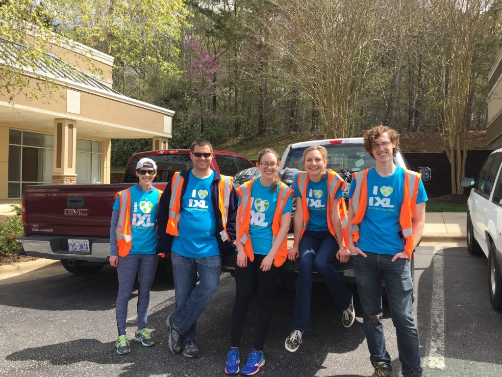 Sprucing Up the Town: IXLers Help Clean Up Cary, NC - IXL Official Blog
