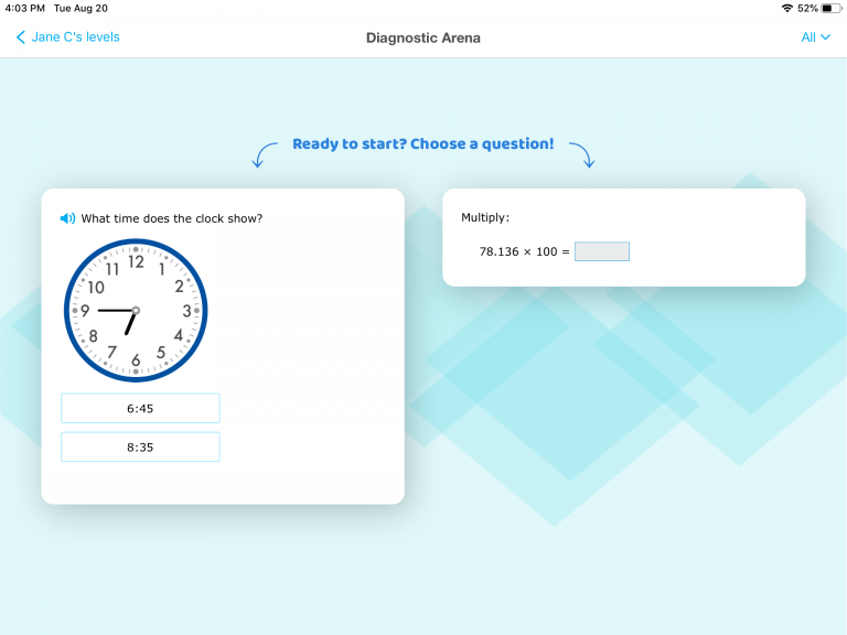 The IXL Continuous Diagnostic is now available in the iPad app! - IXL ...