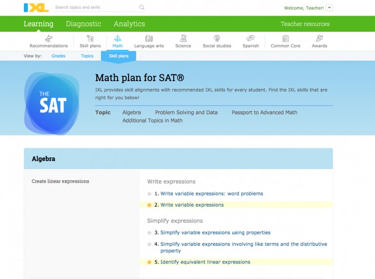 Exciting updates to IXL Skill Plans - IXL Official Blog