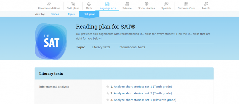 SAT prep: IXL’s Reading and Writing Skill Plans - IXL Official Blog