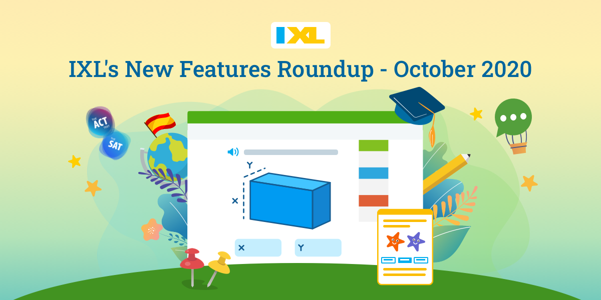 What’s new on IXL - October 2020 - IXL Official Blog