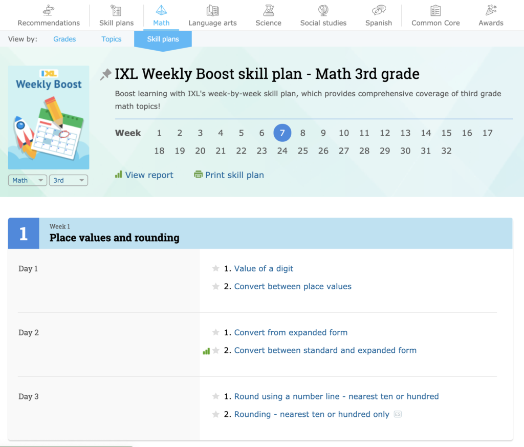Weekly Boost Skill Plans Are Now Available On IXL IXL Official Blog Weekly Boost Skill Plans Are Now Available On IXL IXL Official Blog