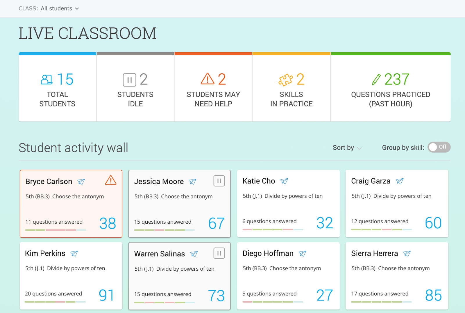 Live Classroom 1 - IXL Official Blog