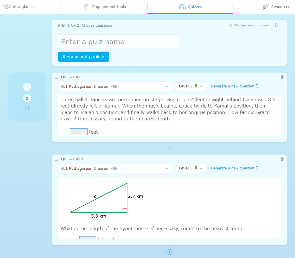IXL Quizzes add questions screenshot - IXL Official Blog