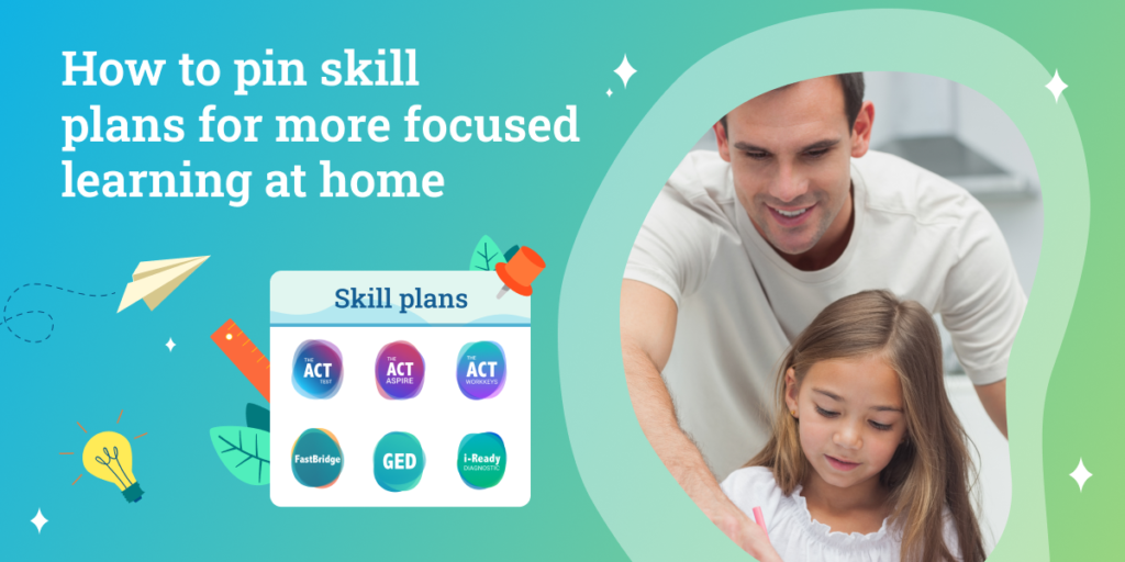 How to pin skill plans for more focused learning at home - IXL Official Blog