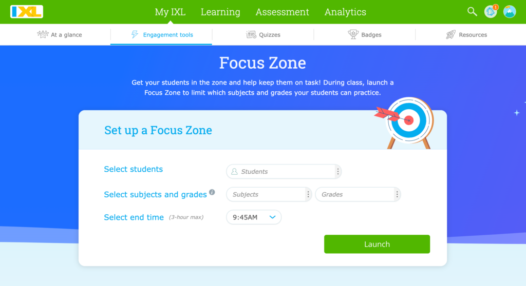 Focus Zone landing page - IXL Official Blog