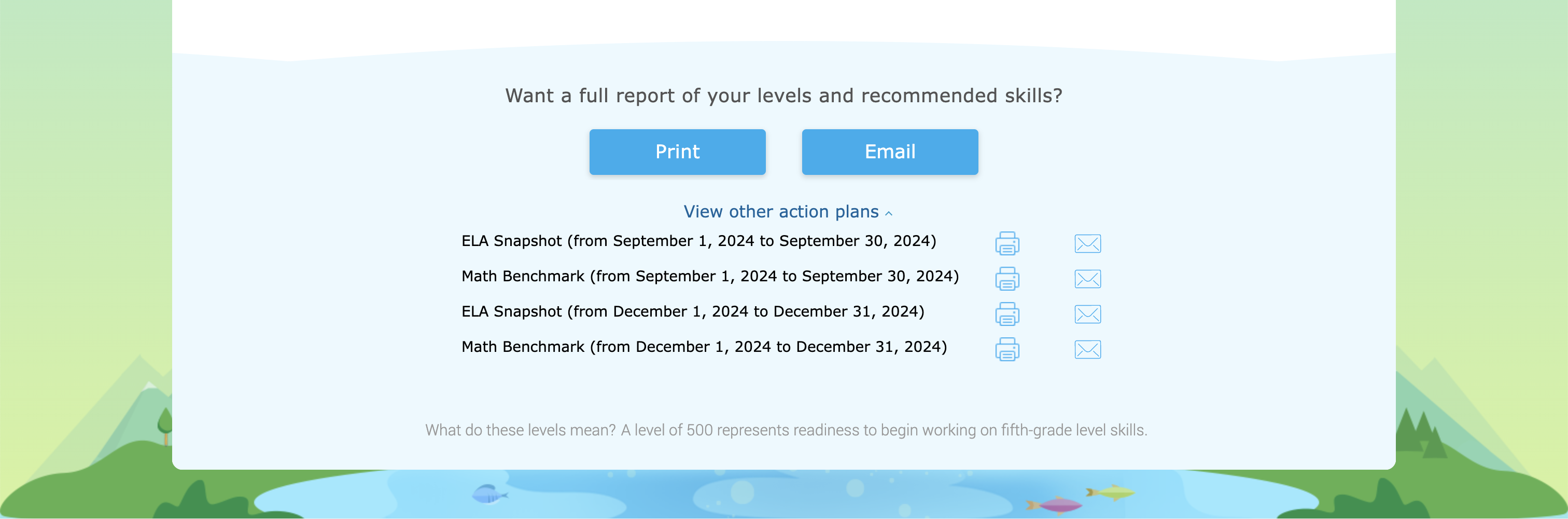 Assessment tab "Share with family" button - IXL Official Blog